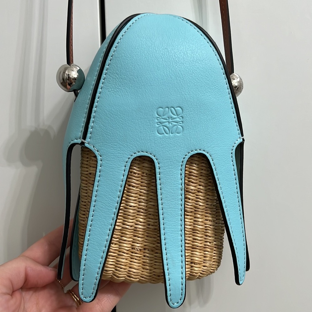Loewe X Paula's Ibiza Mini Octopus Basket Shoulder Bag - Gem